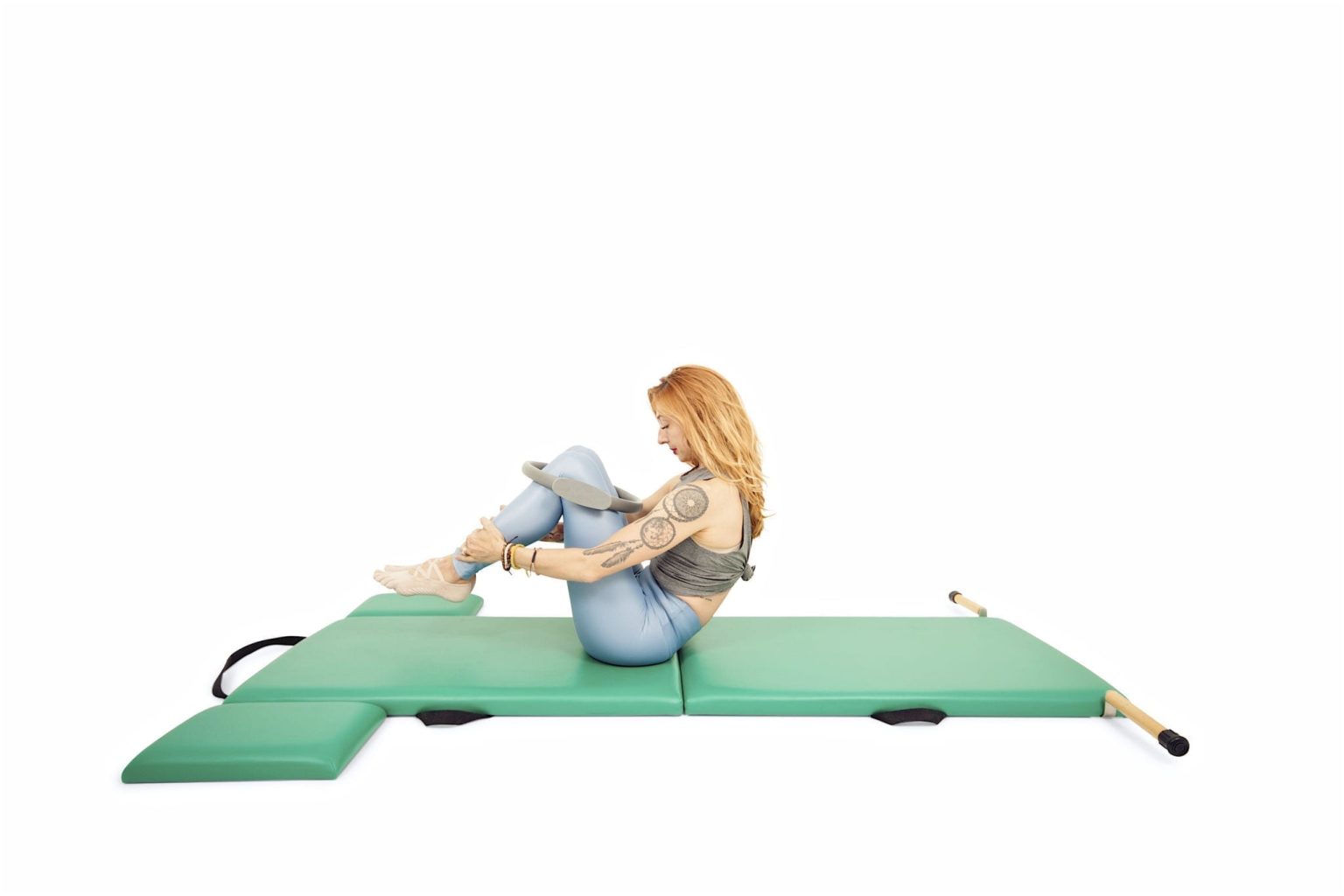 Rolling Like a Ball with Magic Circle in Pilates Mat | OPC
