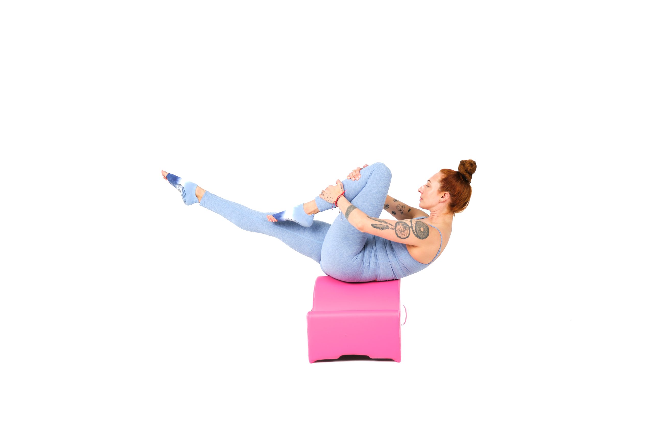 Abdominal Series of 5 V3 on top of Spine Corrector | Online Pilates Classes