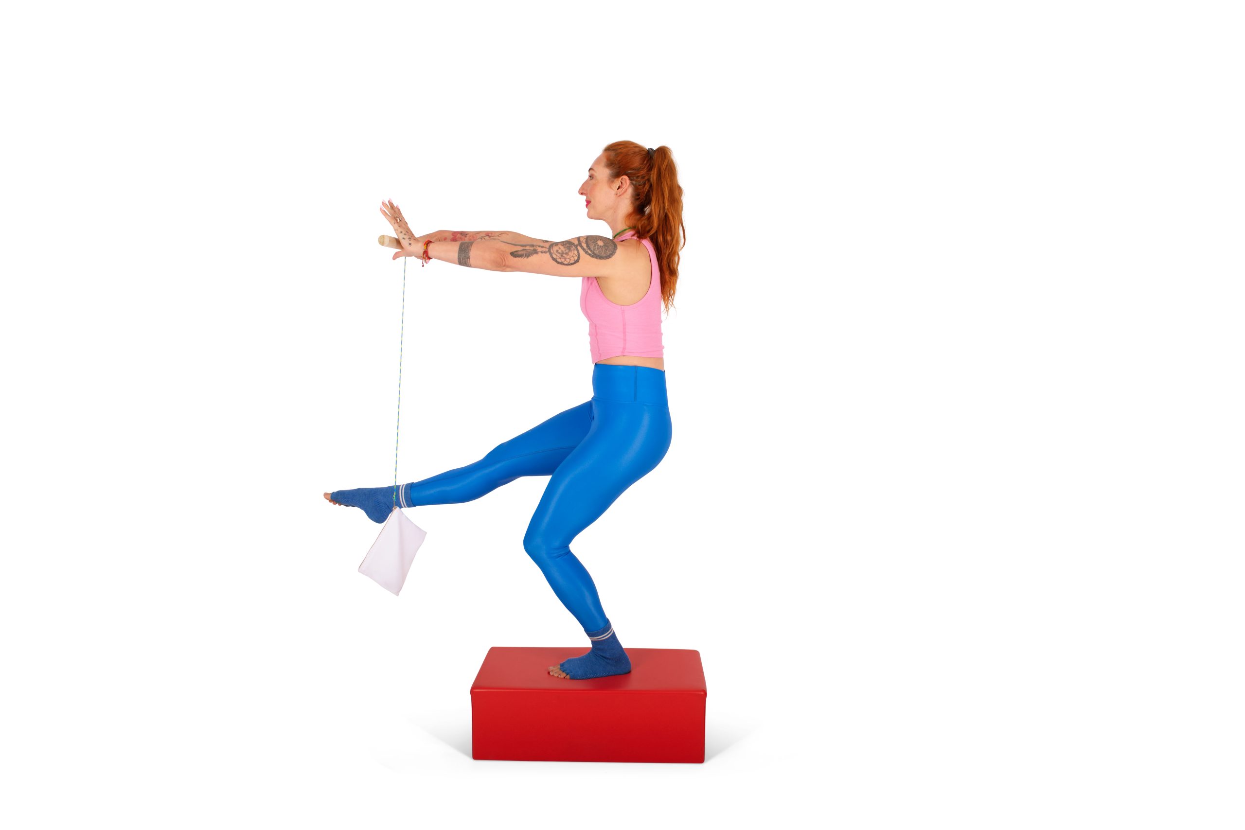 Sand Bag Pilates: Single Leg Stability Online Pilates